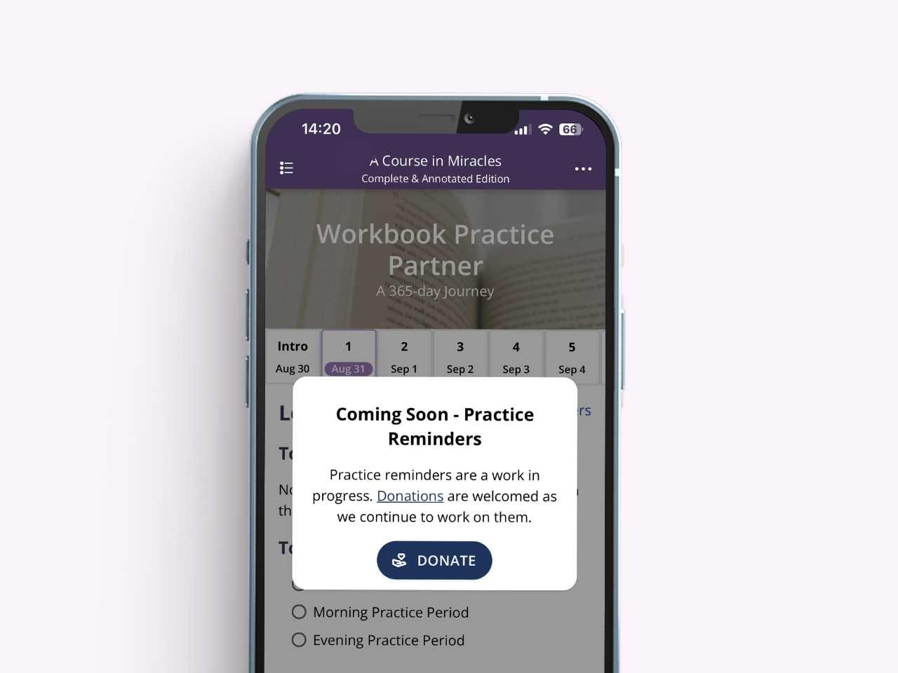 Coming Next to the CE App - ACIM CE App News